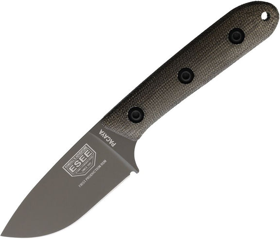 ESEE Pacaya Fixed Blade OD Green Canvas Micarta Olive Cerakote Drop Po ...