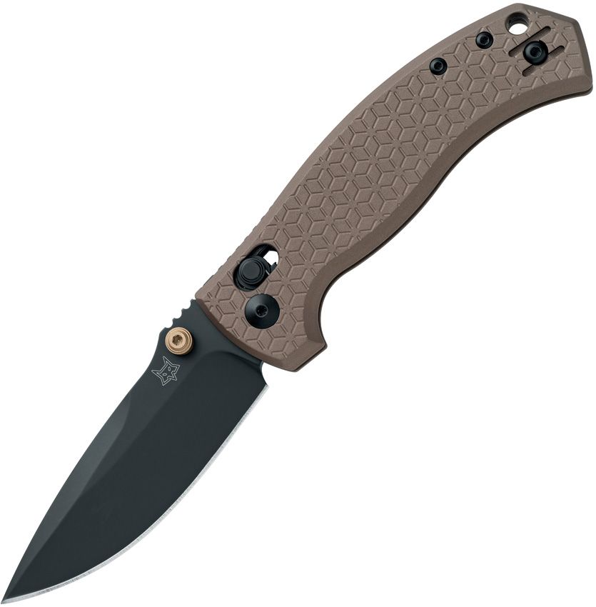 FOX Anzu VERSO Lock Tan Textured Aluminum Black PVD Coated CPM MagnaCu ...