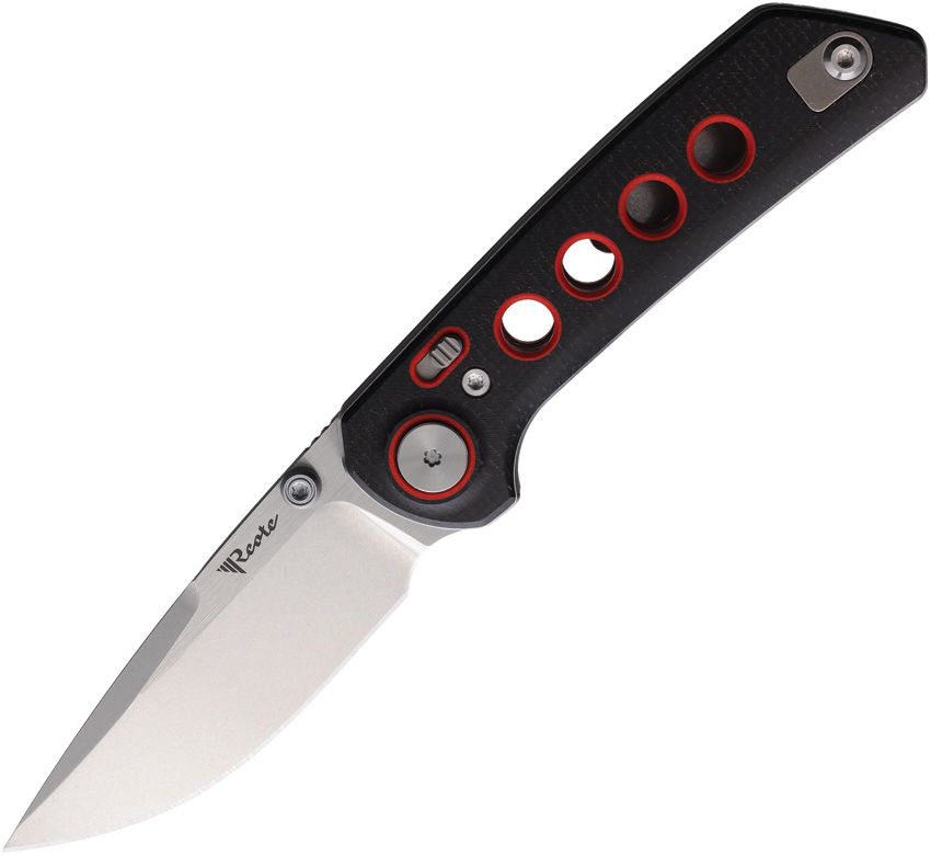 Reate Knives PL-XT Black/Red Micarta Stonewash Nitro V – Knives.mx