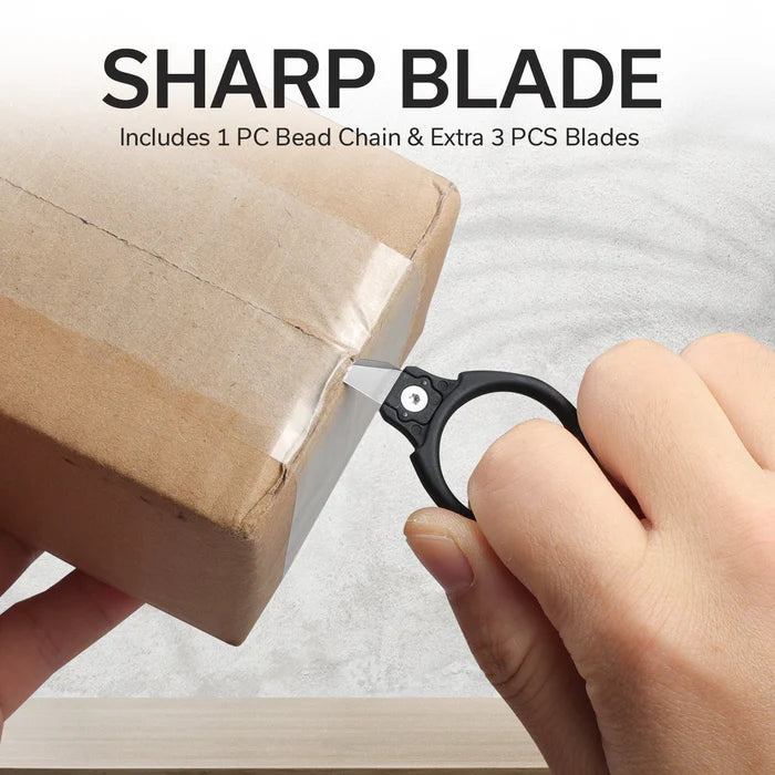 Civivi Quick Snip Fixed Blade Black ABS With Rubber Coating Satin 6Cr1 ...