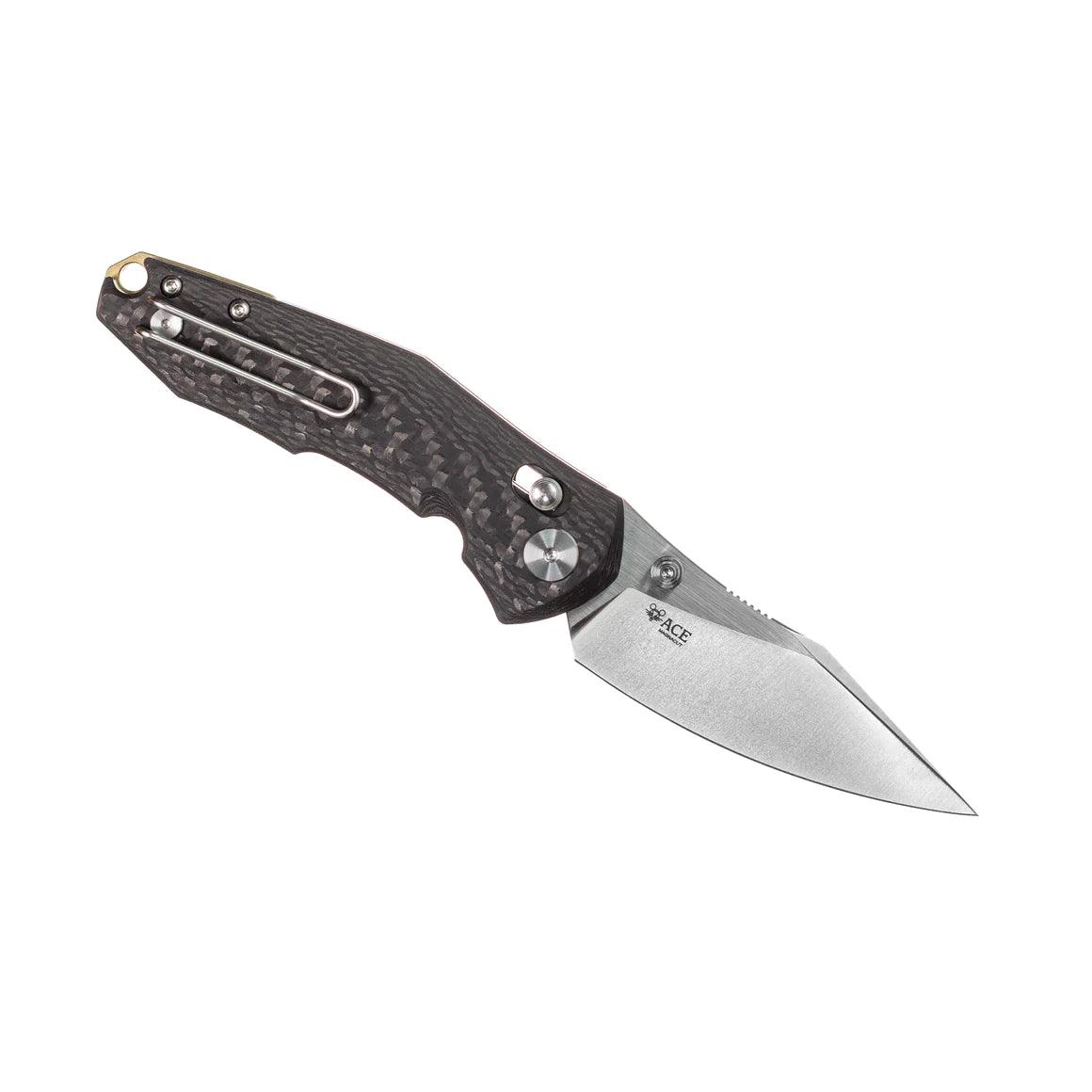 Giant Mouse ACE Nazca Carbon Fiber Satin CPM Magnacut – Knives.mx