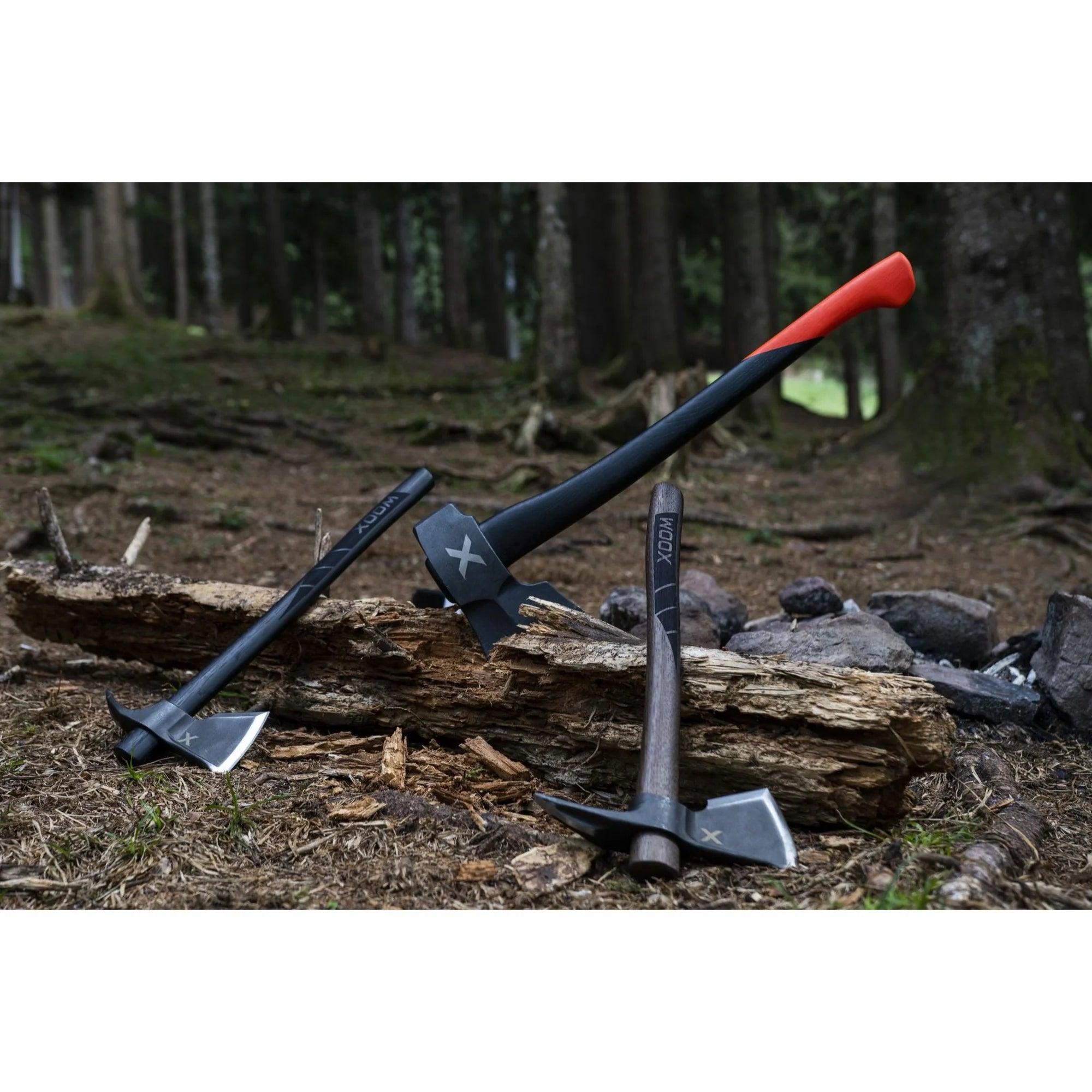 WOOX Forte Heavy Duty Axe 22" Black & Orange American Hickory 1060HC ...