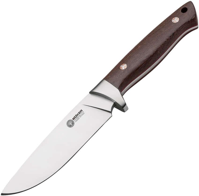Boker Arbolito Hunter Brown Ebony Wood Bohler N695 – Knives.mx