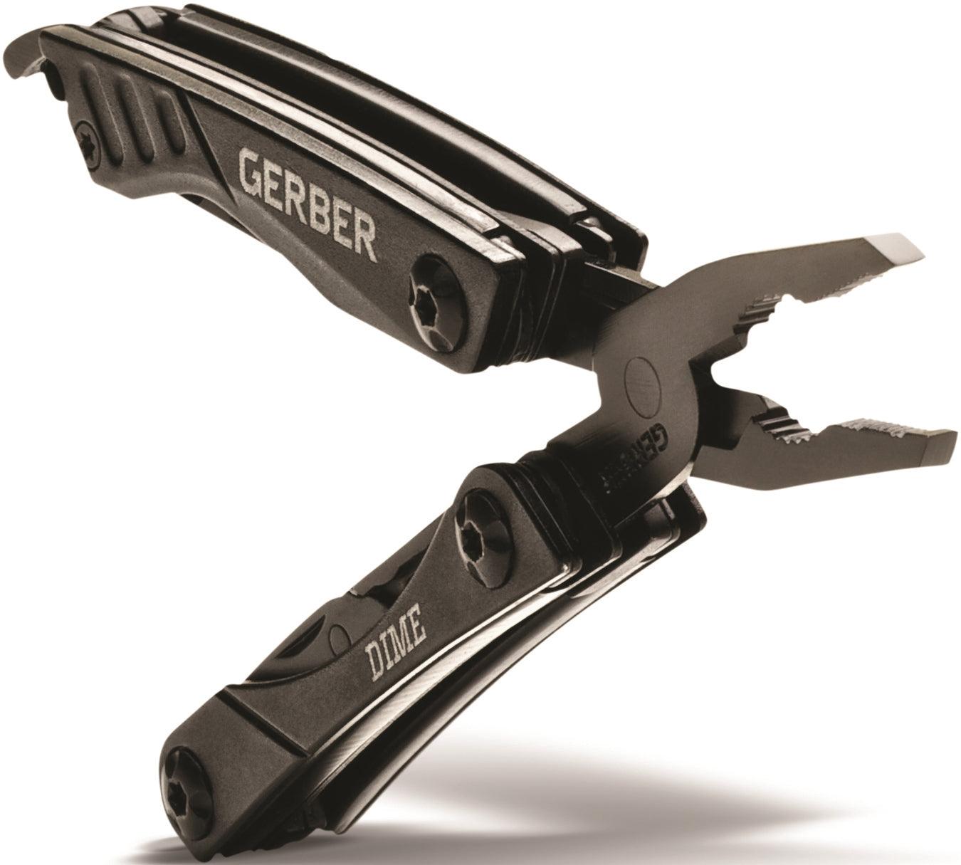 Mini Gerber Dime Micro Multi-Tool Black Aluminum – Knives.mx
