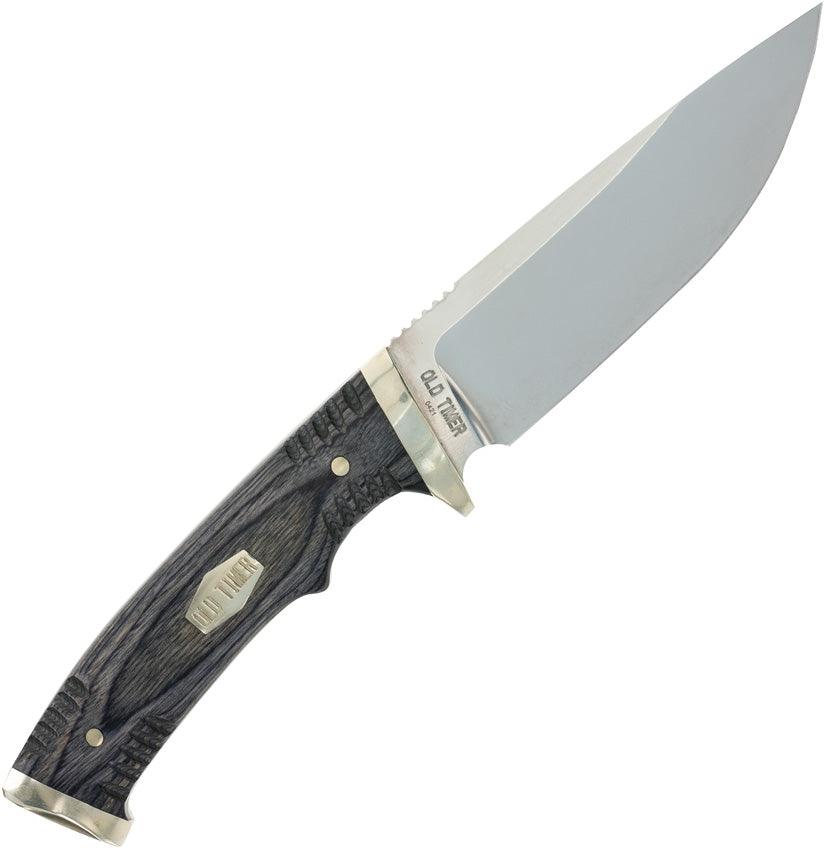Schrade Heritage Fixed Blade Black Pakkawood Drop Point Mirror D2 ...