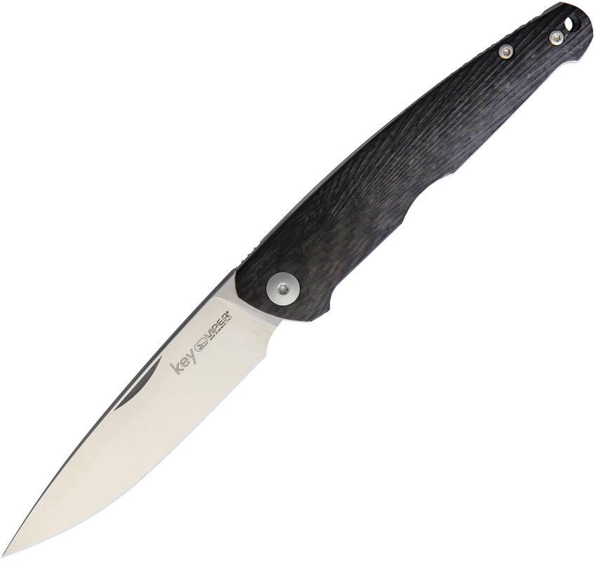Viper Key Slip Joint Sculpted Carbon Fiber Satin Bohler M390 – Knives.mx