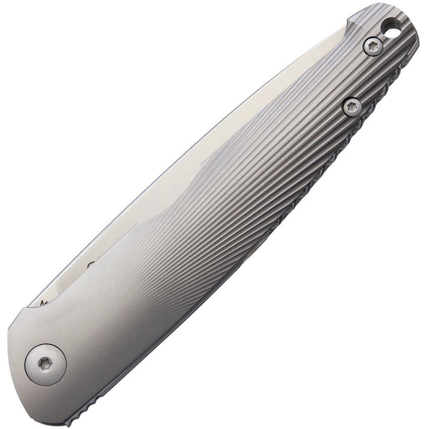 Viper Key Slip Joint Sculpted Gray Titanium Satin Bohler M390 – Knives.mx